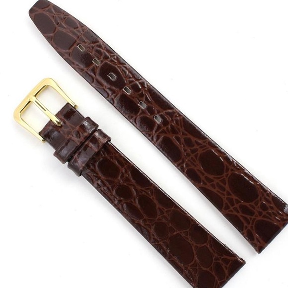 Hadley Roma | Accessories | Hadley Roma Leather Crocodile Watch Band ...